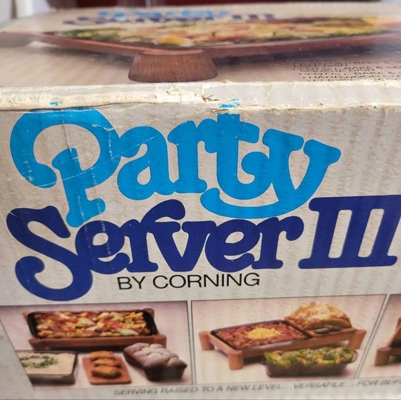 Corningware | Kitchen | Pyrex Party Server Iii 3 By Corning Amber 3 ...